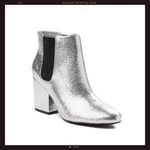 MIA | Shoes | Mia Shoes Zelma Metallic Silver Booties 6 | Poshmark